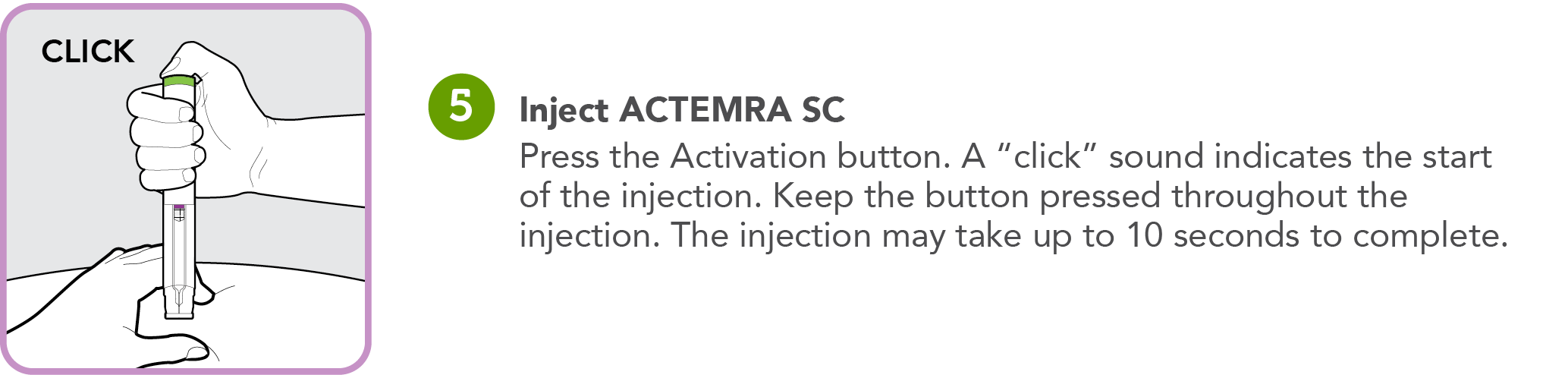 Subcutaneous Injections for RA | ACTEMRA® (tocilizumab)